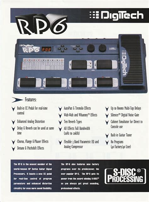 Image result for Digitech RP6