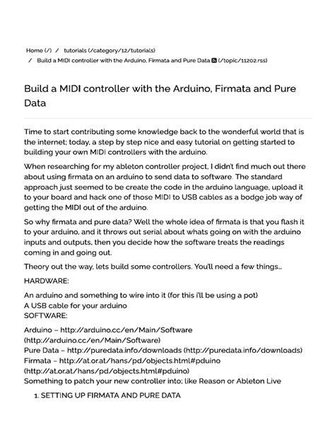 Image result for Arduino Pure Data