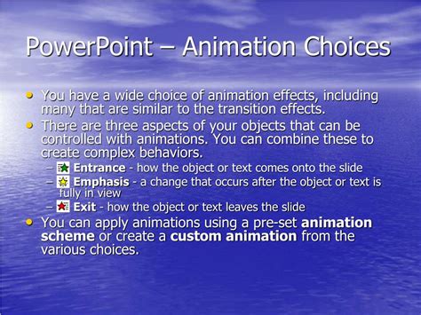 PPT - PowerPoint: Effects - Animations PowerPoint Presentation, free ...