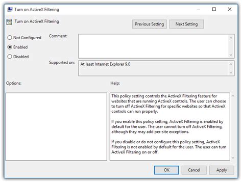 Image result for Turn Off ActiveX Filtering in Edge
