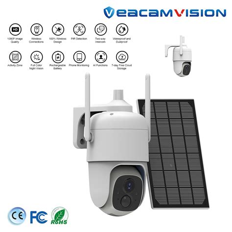 Smart 2MP Dual Audio Home Security Camera Wireless Video Surveillance ...