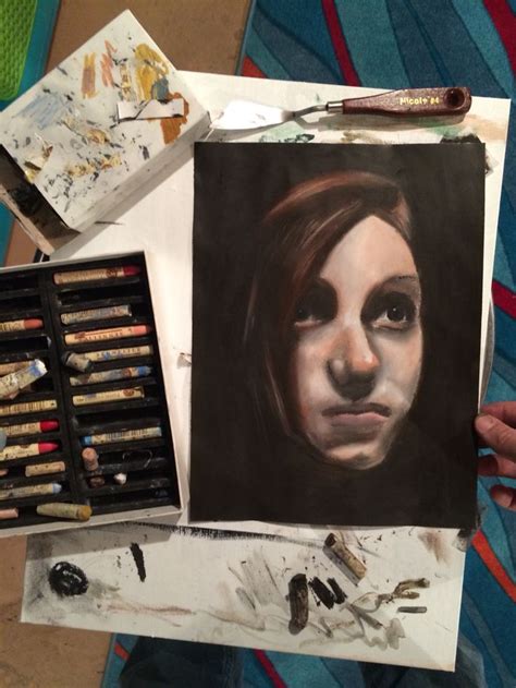 Image result for Portrait Tutorial in Oil Pastels