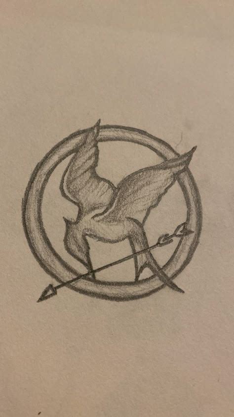 Image result for Hunger Games Mockingjay Drawing