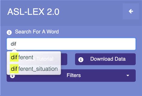 Image result for ASL Lexical