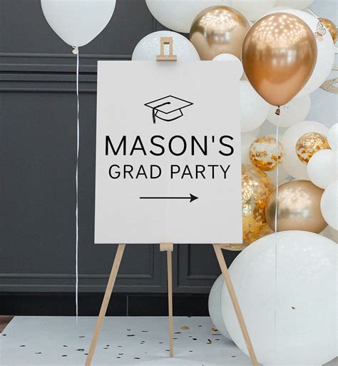 Image result for Graduation Party Direction Signs