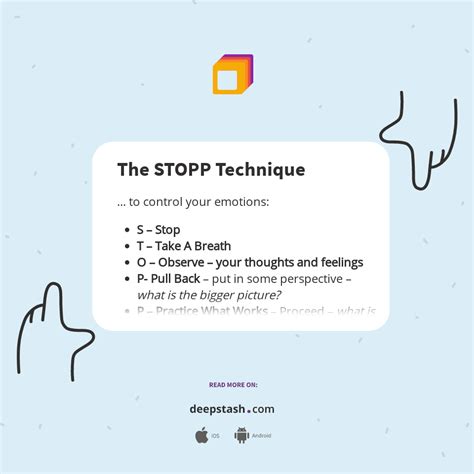 Image result for Example of Stopp Technique