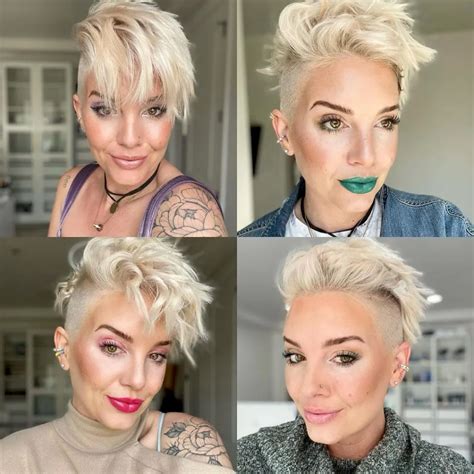 Image result for Long Pixie Cut Undercut Tutorial