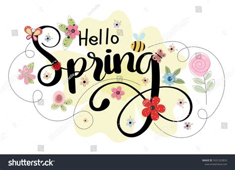 Image result for Hello Spring Text