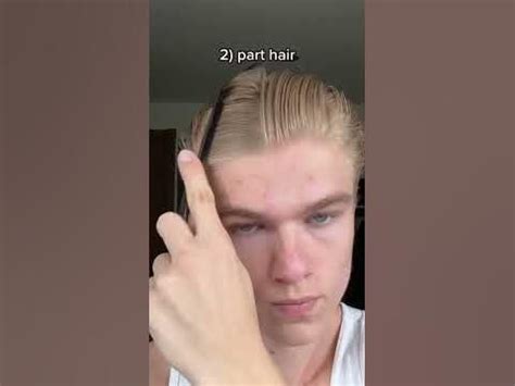 Image result for Middle Part Hair Tutorial