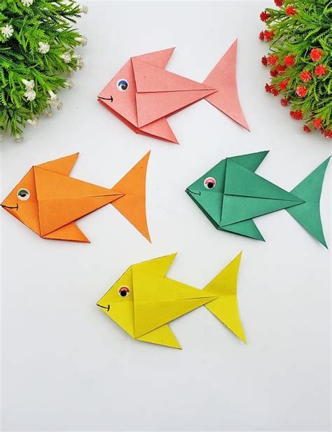 Image result for 3D Origami Fish Tutorial