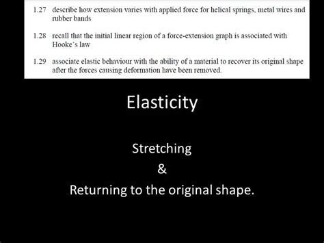 Image result for Basic Physics Elasticity