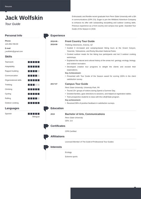 Image result for Example of Tour Guide Profile