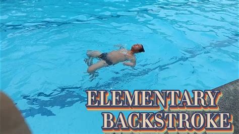 Image result for Elementary Backstroke
