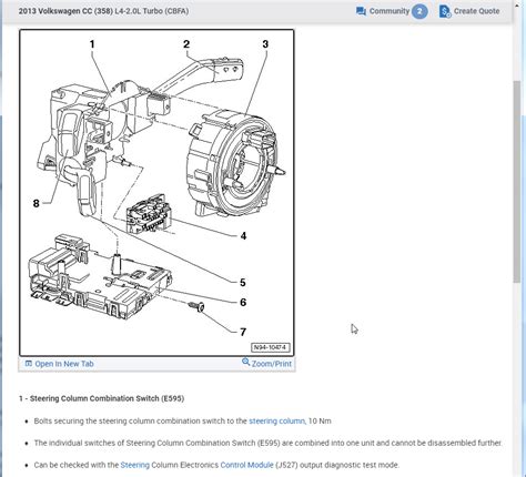 Image result for 2016 Passat Clock Spring Replacement