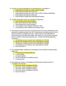 Image result for Accounting Multiple Choice Questions