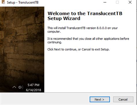 Image result for How to Disable Translucenttb