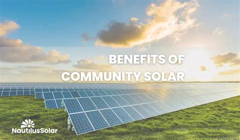 Benefits of Community Solar
