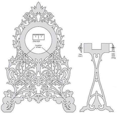 Image result for Fretwork Clock Patterns