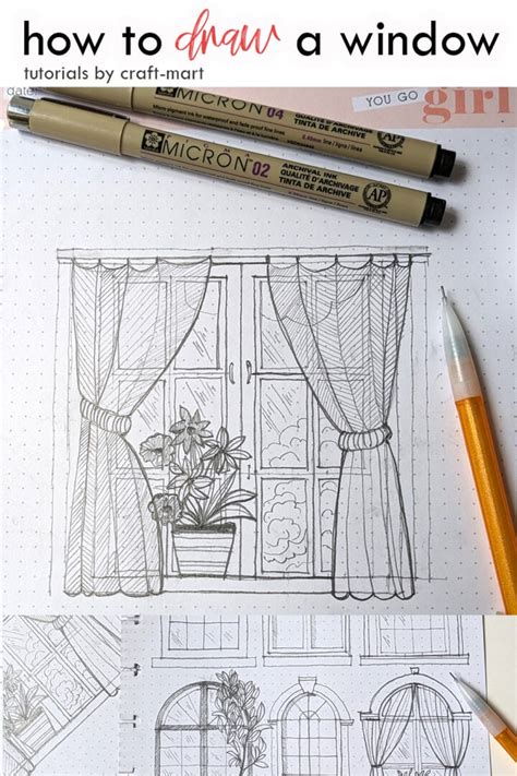 Image result for How to Draw an Open Window
