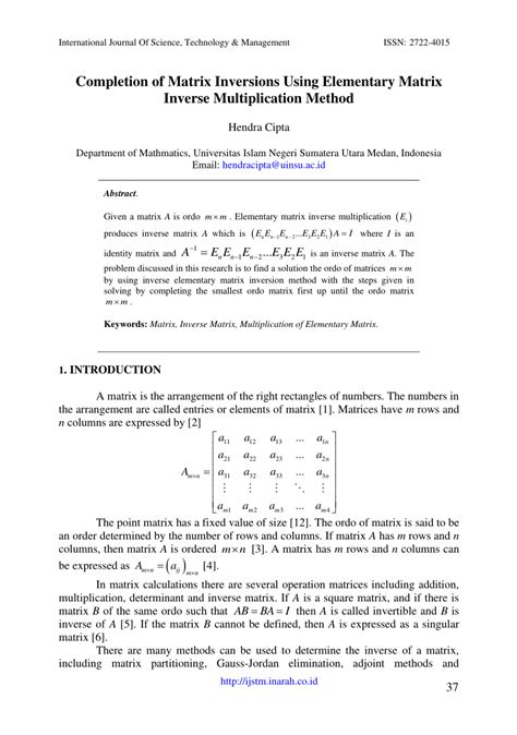 Image result for Inverse Matrix Multiplication