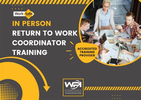 Image result for Return to Work Training