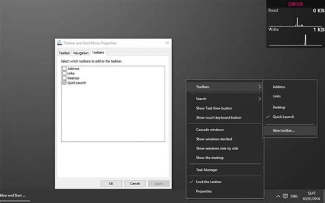 Image result for How to Open Taskbar and Start Menu Properties