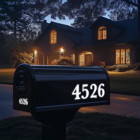 Image result for Reflective Mailbox Numbers