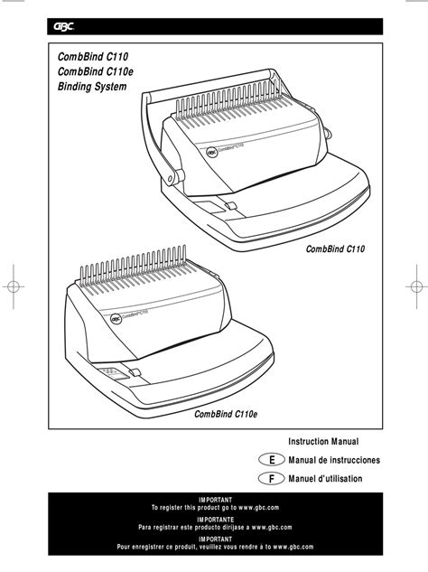 Image result for GBC Binding Machine Instructions