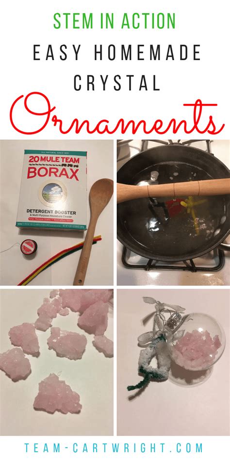Homemade Crystal Ornaments: Christmas Science for Kids!