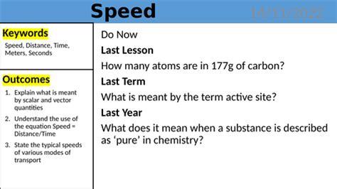 Image result for Speed Definition Science
