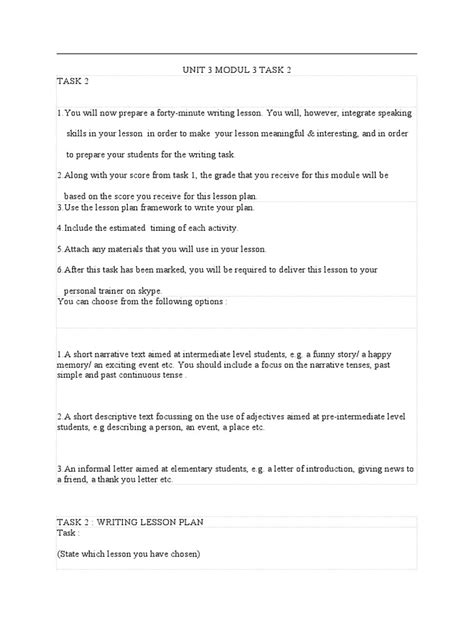 Image result for TESOL Lesson Plan Examples