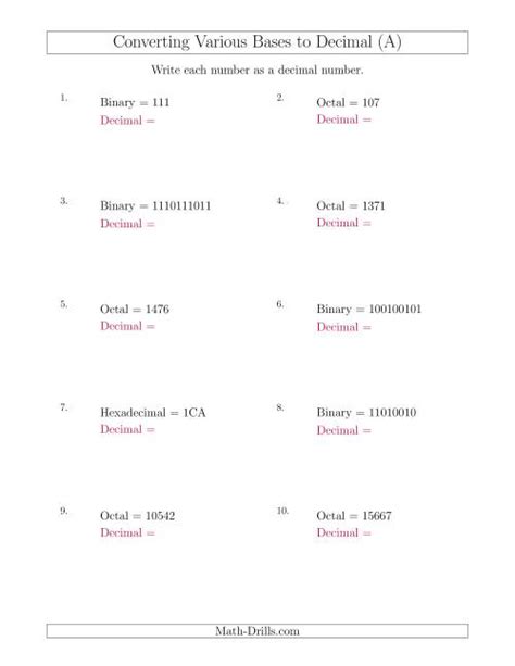 Image result for Base Conversion to Decimal