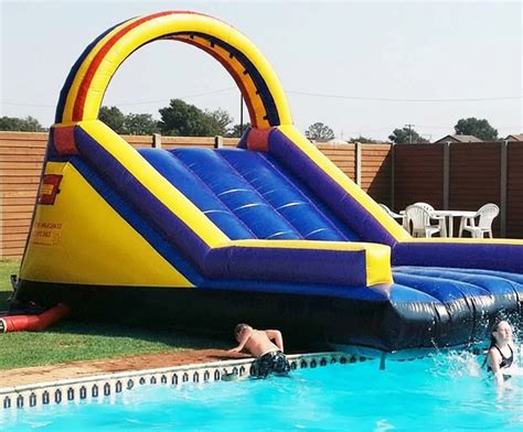Image result for Inflatable Slide for Pool