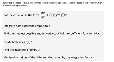 Image result for Solve First Order Linear DE