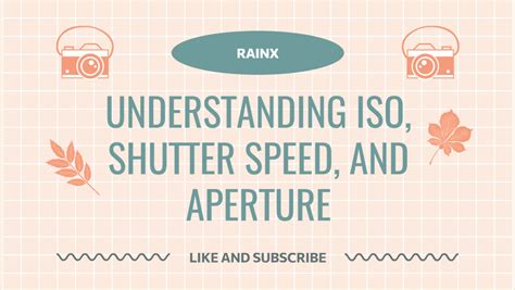 Image result for Understanding ISO Shutter Speed and Aperture