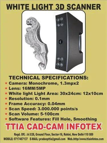 Image result for White Light Scanner Applications