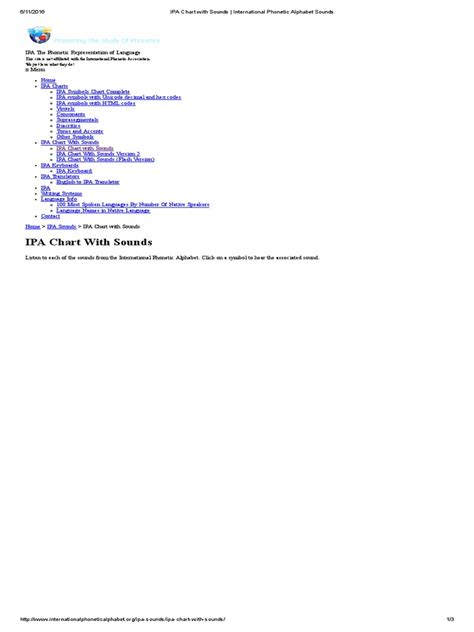 Image result for IPA Language Chart