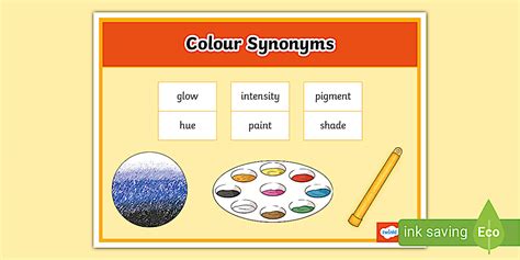Image result for Color Synonyms