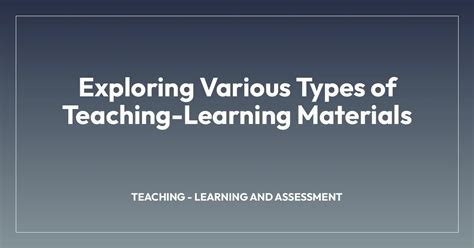 Image result for Types of Materials Learning
