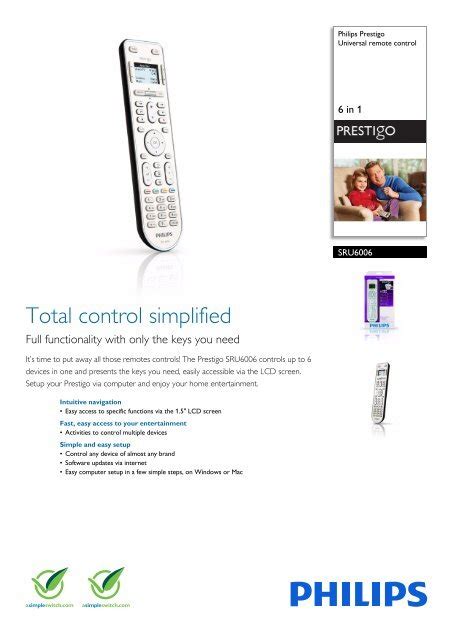 Image result for Prestigo Universal Remote Control
