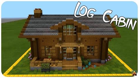 Image result for Medium Log House Minecraft Tutorial