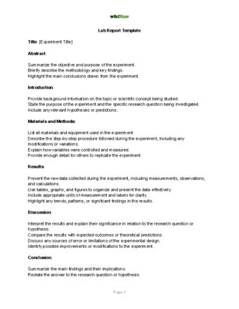 Image result for Lab Write Up