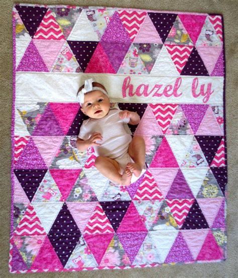 Image result for Triangle Baby Quilt Pattern