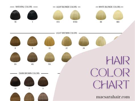 Image result for Hair Color Chart