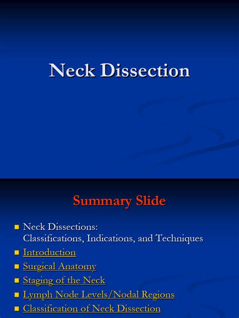 Image result for Types of Neck Dissection