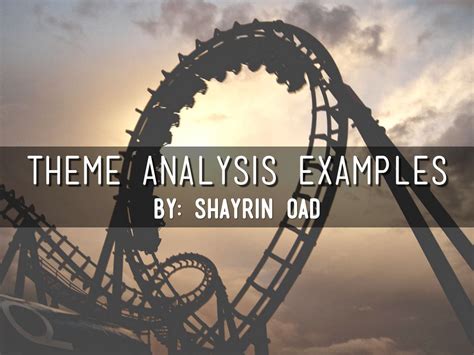 Image result for Theme Analysis Example
