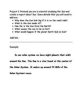 Image result for Solar System Homework