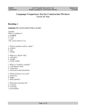 Image result for A1 Sample Test