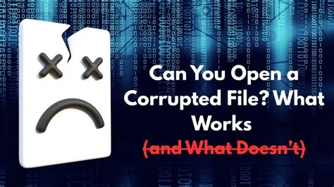 Image result for Open Corrupted File