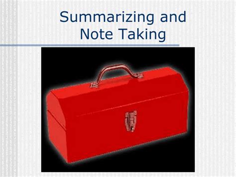 Image result for Summarizing and Note Taking